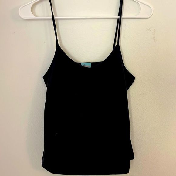 damsel | Tops | Spaghetti Strap Blacktank Top | Poshmark
